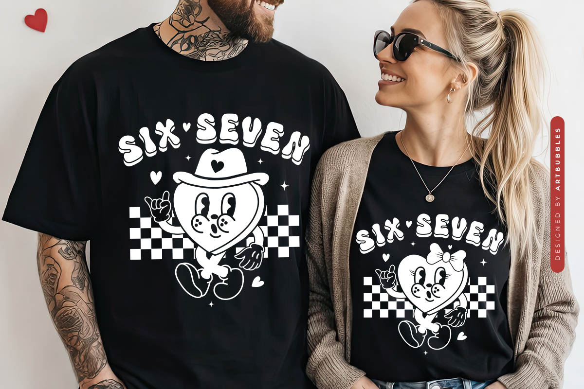 Six Seven - Valentine Couple SVG | ArtBubbles