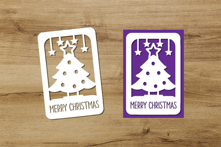 Christmas Card Paper Cut Bundle Vol.2