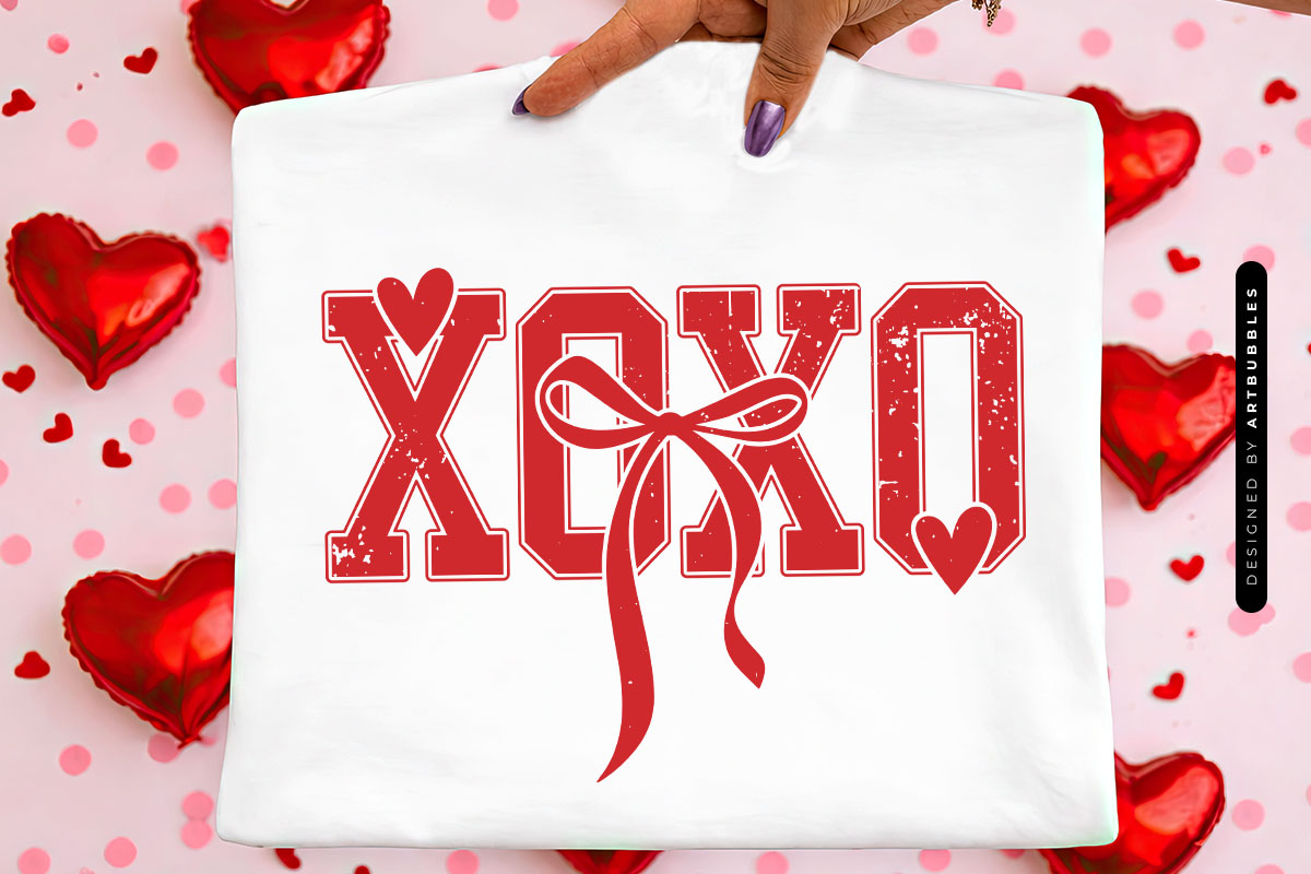 Coquette Xoxo Valentine Cut File SVG | ArtBubbles