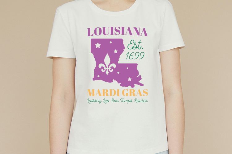 Louisiana Est 1699 - Mardi Gras SVG Cricut | ArtBubbles