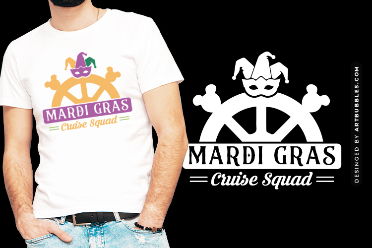 Mardi Gras Cruise Squad SVG | ArtBubbles