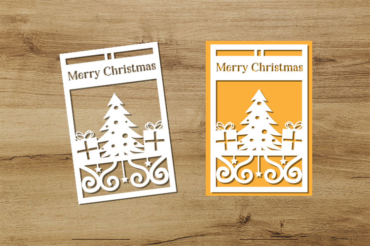 Christmas Card Paper Cut Bundle Vol.2
