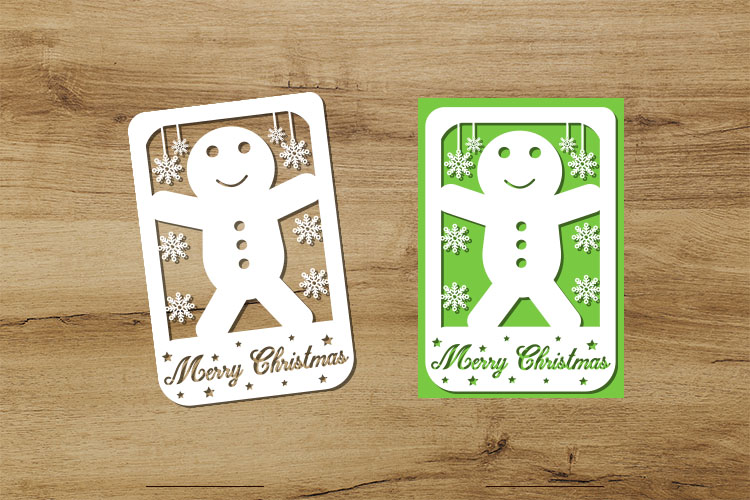 Christmas Card Paper Cut Bundle Vol.2