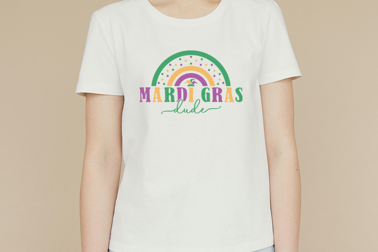 Mardi Gras Dude SVG Vector | ArtBubbles