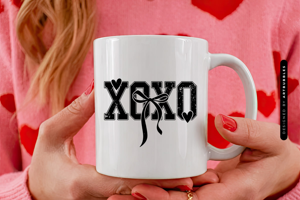Coquette Xoxo Valentine Cut File SVG | ArtBubbles